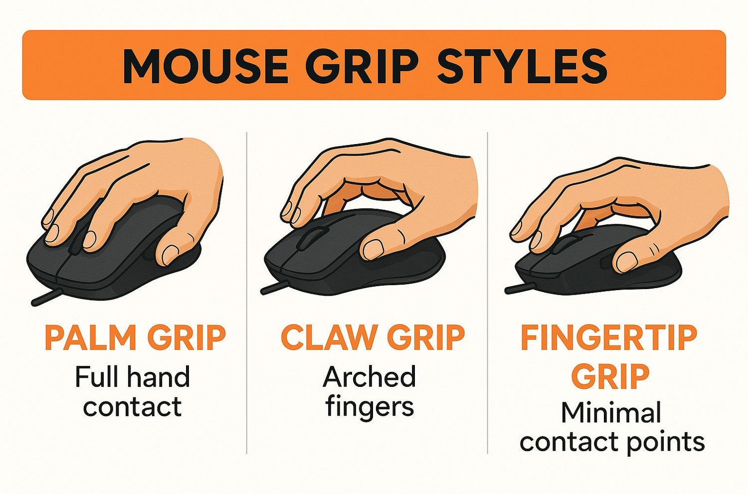 Palm, Claw, or Fingertip? How to Choose the Perfect Mouse for Your Gri ...